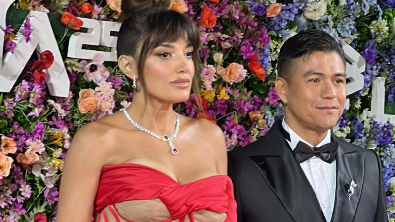 En la gala de Viña 2025: La primera aparición pública de Yamila Reyna y Américo como pareja